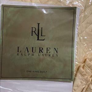 Polo Ralph Lauren | Bedding | Nwt Polo Ralph Lauren Yellow King Quilt ...